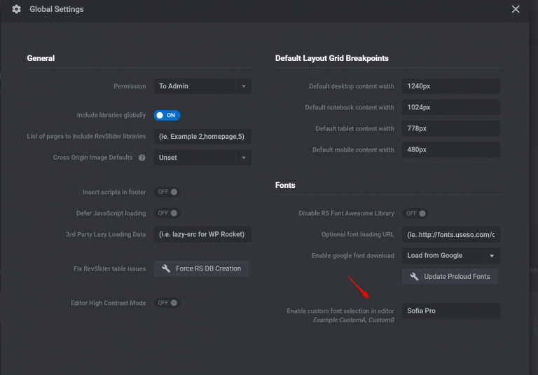 Sofia pro font family in css - erobeat